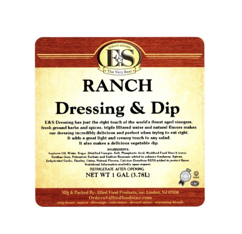 Ranch Dressing & Dip – Kosherfoodservicedirect